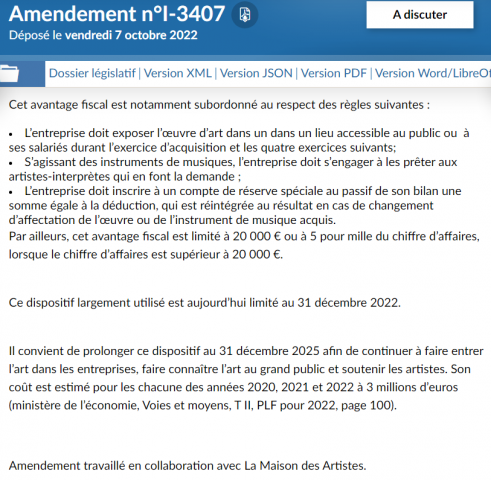 [PLF 2023] Victoire pour le report de l'article 238 bis AB du CGI - La ...